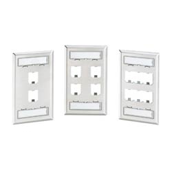 CFPL4SY - PANDUIT - Faceplate, 4 Port, | Accu-Tech